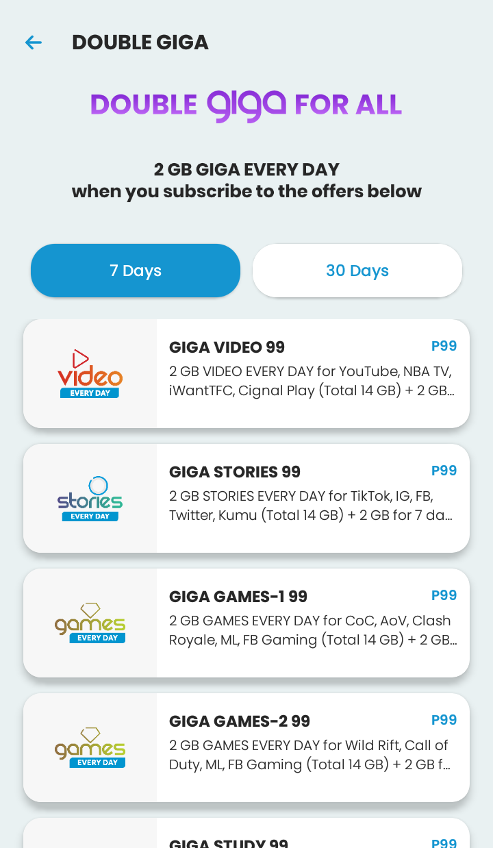Smart introduces the Double GIGA prepaid promo