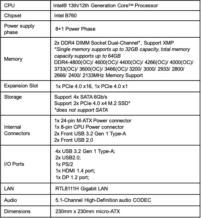 COLORFUL launches its new B760 Series Motherboards