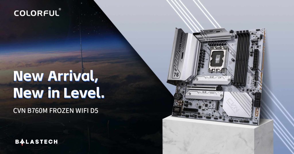 COLORFUL launches its new B760 Series Motherboards