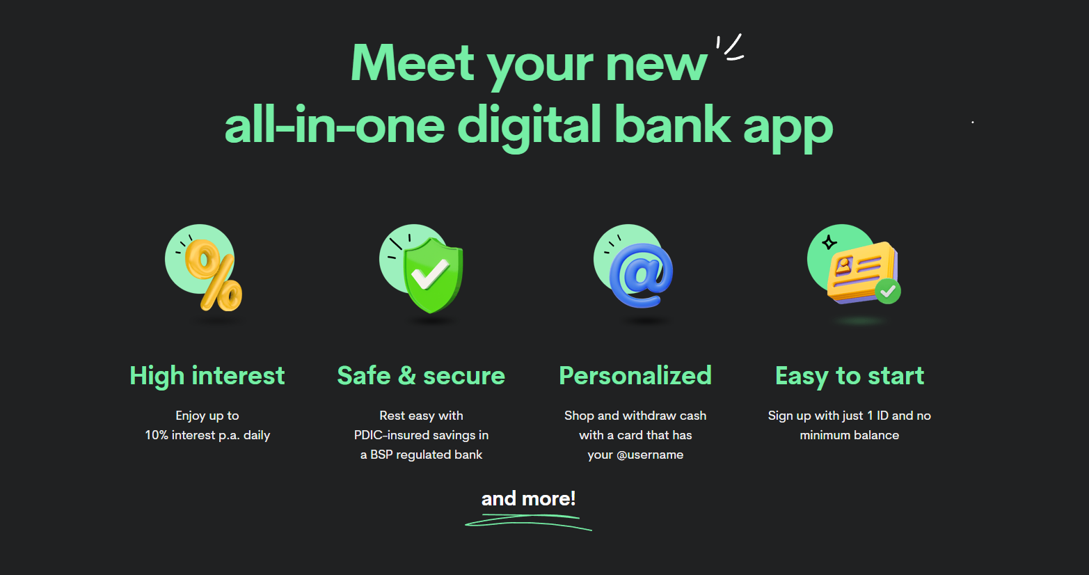 Make saving more exciting and rewarding with Maya, the #1 digital bank app!