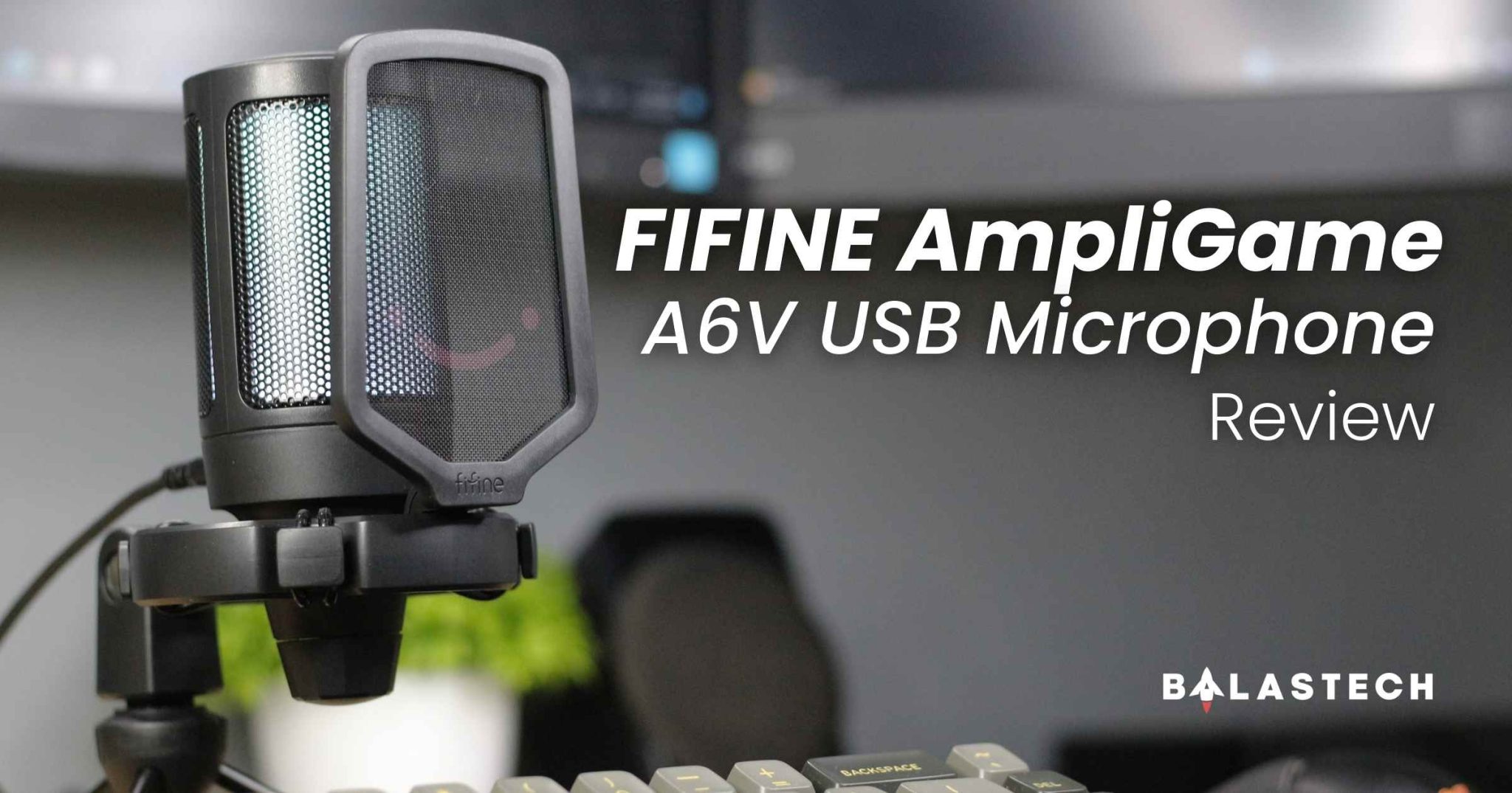FIFINE AmpliGame A6V USB Microphone Review
