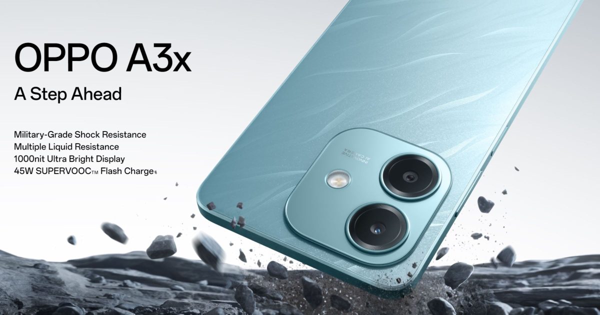OPPO A3x is now available in the Philippines!