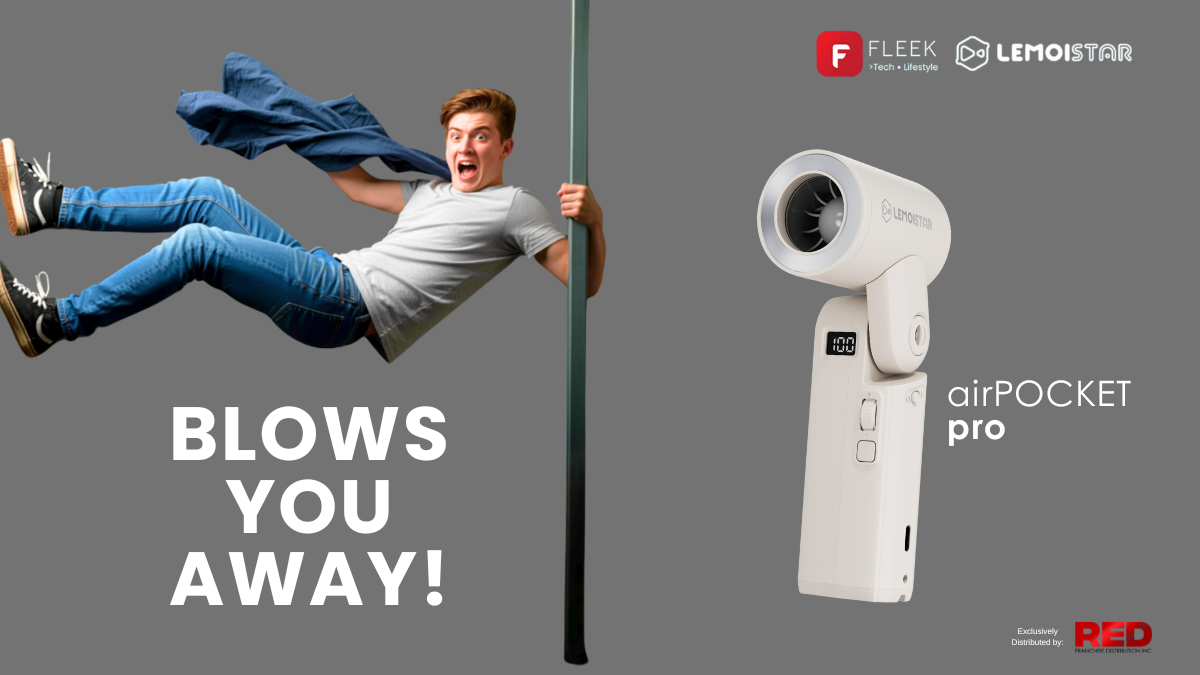 FLEEK Returns with airPOCKET Series Portable Fans in Collaboration with ...